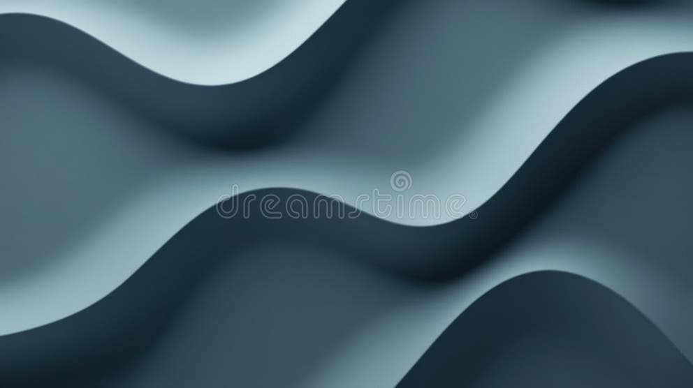 Abstract Gray Waves Background with Smooth Curves and Modern Design ...