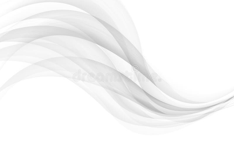 Abstract Gray Waves - Data Stream Concept. Vector Illustration Stock ...