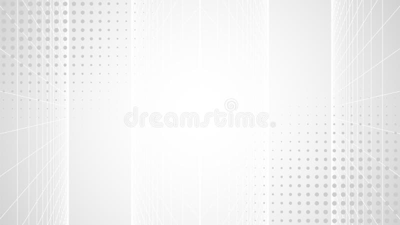 Abstract Gray White Background. White Grid on Gradient Backdrop ...