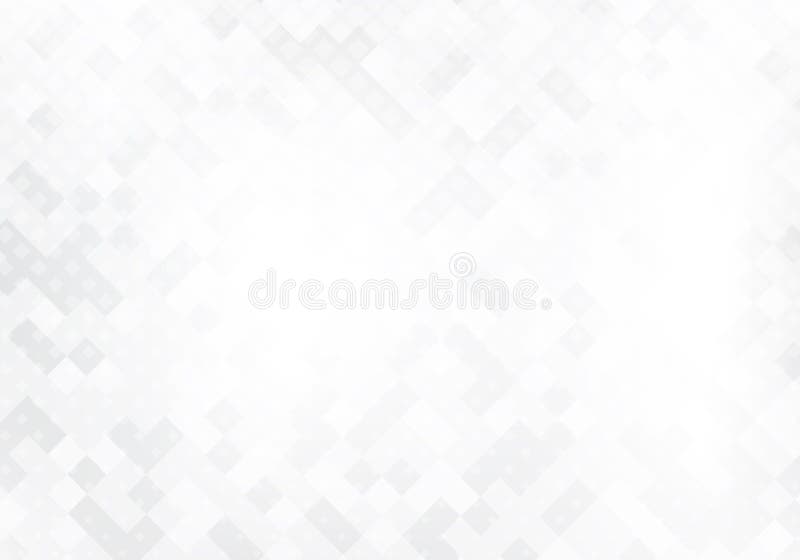 Abstract Gray White Background with Mesh of Squares. Mosaic. Geometric ...
