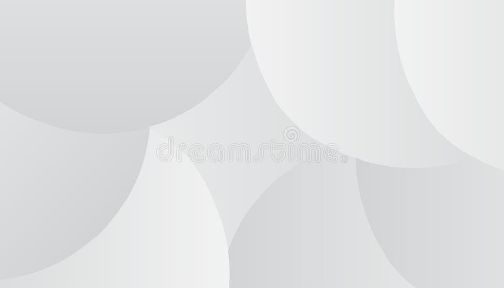 Abstract Gray and White Circle Shapes Background Illustration Stock ...