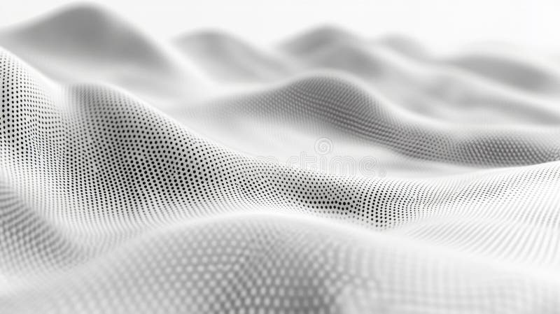 Abstract Gray and White Dotted Wave Background Stock Illustration ...