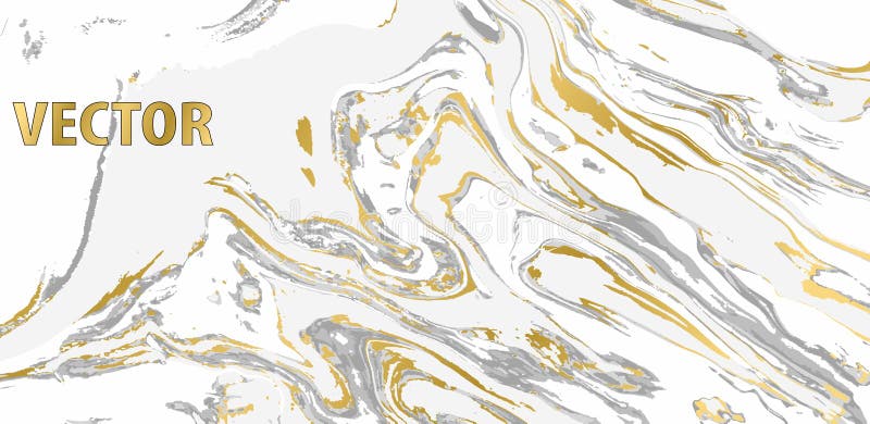 Abstract Gray, White and Gold Vector Light Texture. Stock Vector ...