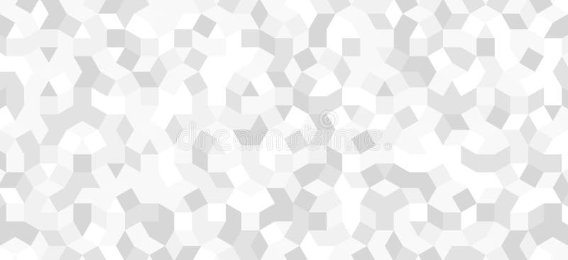 Abstract Gray White Lines. Geometric Hexagon Tile Background. Polygon ...