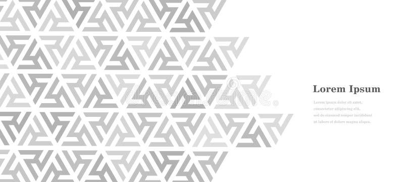 Abstract Gray White Triangle, Geometric Background, Polygon Pattern ...