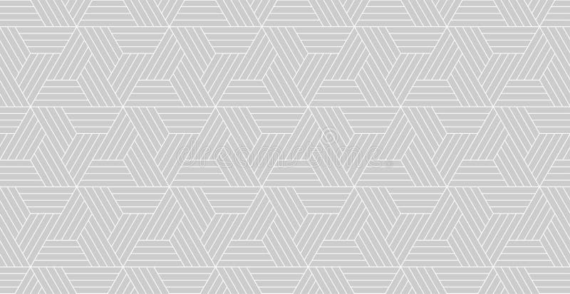 Abstract Gray White Triangle, Geometric Background, Striped Polygon ...