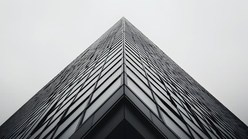 Abstract Grayscale Architecture Angular Rooflines and Textured Surfaces ...