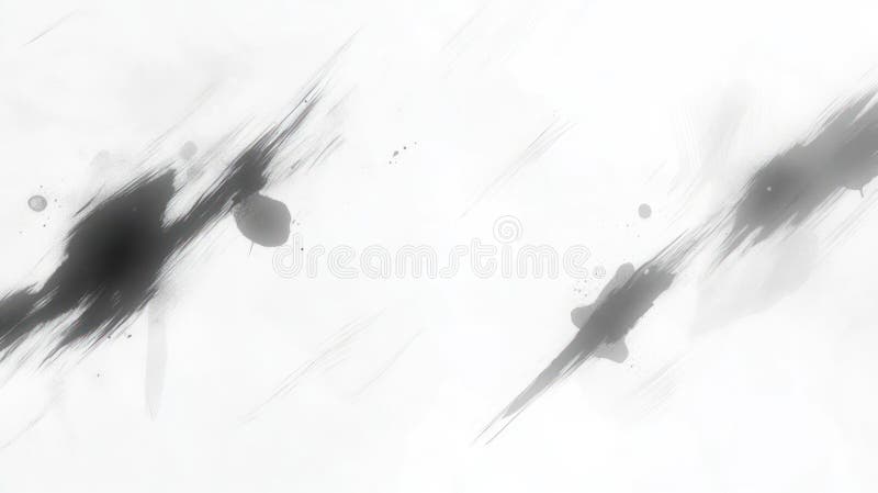 Abstract Grayscale Design with Splashes and Strokes, Suitable for ...