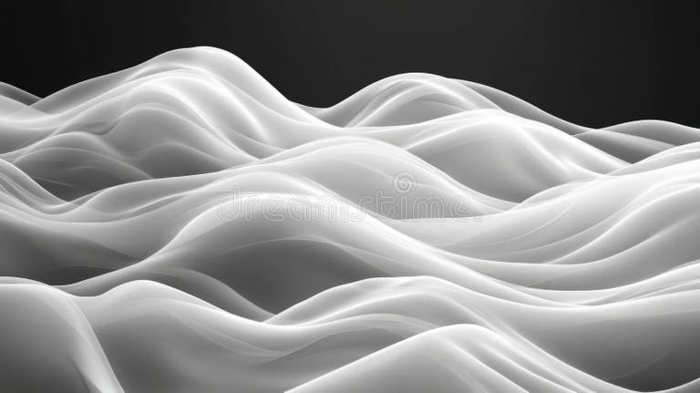 Abstract Grayscale Wave Background Texture Stock Illustration ...