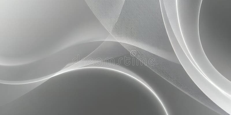 Abstract Grayscale Waves Subtle Light and Shadow Create Depth Stock ...