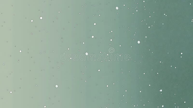 Abstract Green Background with Scattered White Circles Stock ...