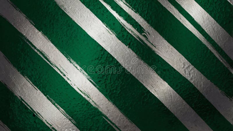Abstract Green Background and Silver Stripes Stock Illustration ...