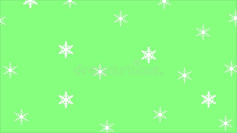 Abstract Green Background Snow Falling Pattern Stock Vector ...