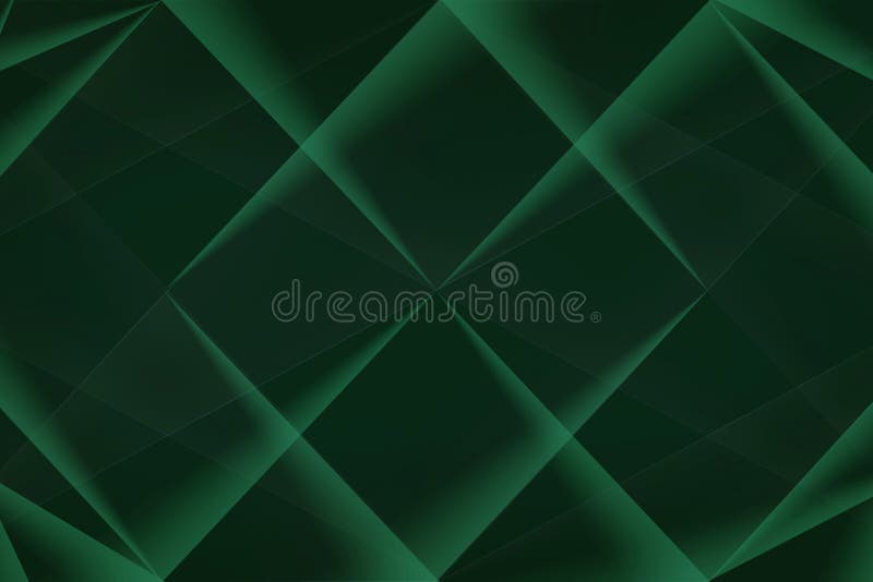 Abstract Green Triangle Shapes Background Stock Vector - Illustration ...