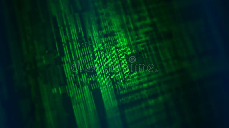 Abstract Green Background for Use in Computers, Information or Data ...