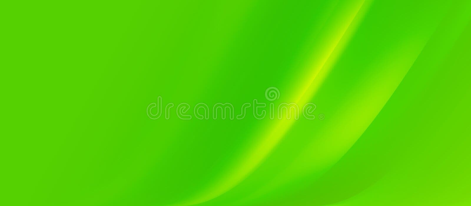 Abstract Green Background, Wide Banner Stock Illustration ...