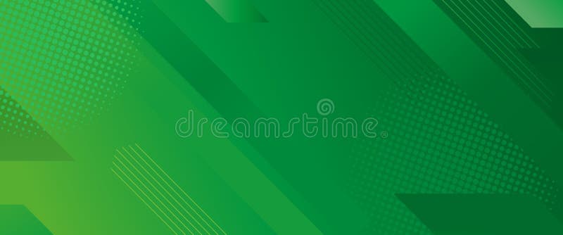 Abstract Green Banner Background with Diagonal Lines and Dots for ...