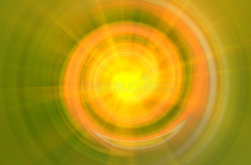 Abstract Green Banner with Sun Circle Inside. Stock Illustration ...