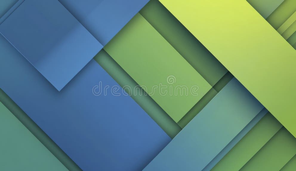 Abstract Green and Blue Diagonal Rectangle Pattern Background Stock ...