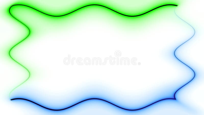 Abstract Green and Blue Neon Frame Stock Video - Video of texture ...