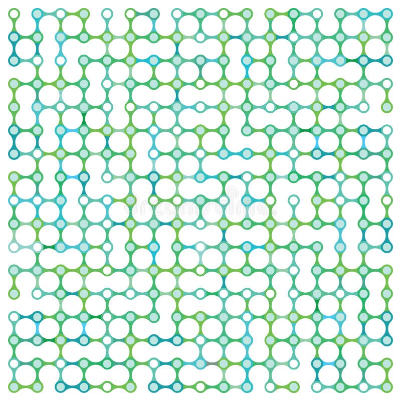 Abstract Green and Blue Pattern Stock Vector - Illustration of design ...