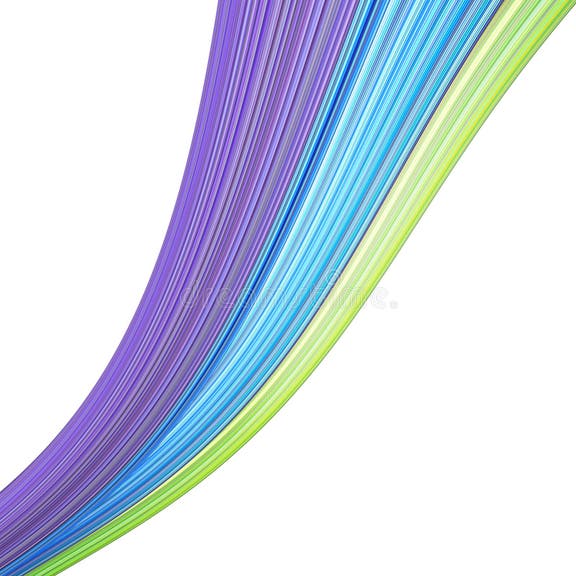 Green Blue Purple Organic Wave Pattern Stock Illustration ...