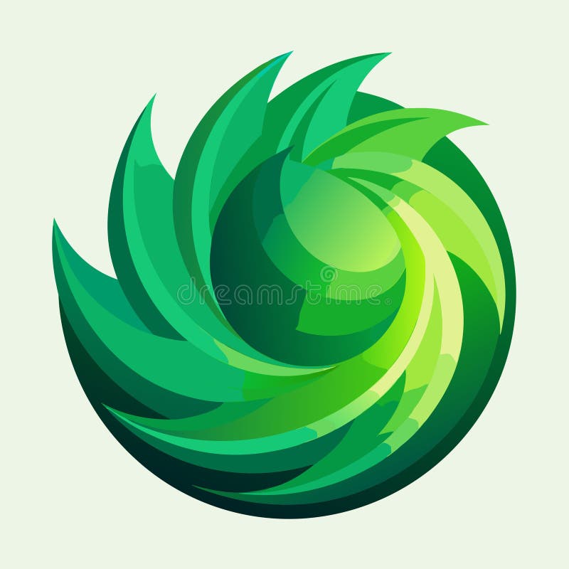 Abstract Green Blur Element Stock Vector - Illustration of tail, streak ...