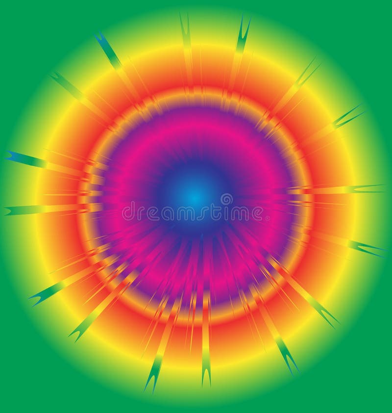 Abstract Green Burst Explosion Background Vector Design Stock Vector ...