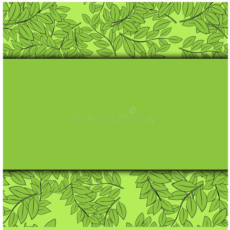 Abstract Green Business Card. Vector Design Template. Abstract ...