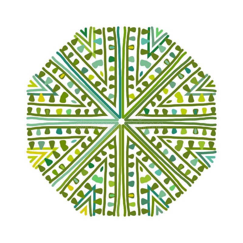Abstract Green Circle Pattern for Your Design Stock Vector ...