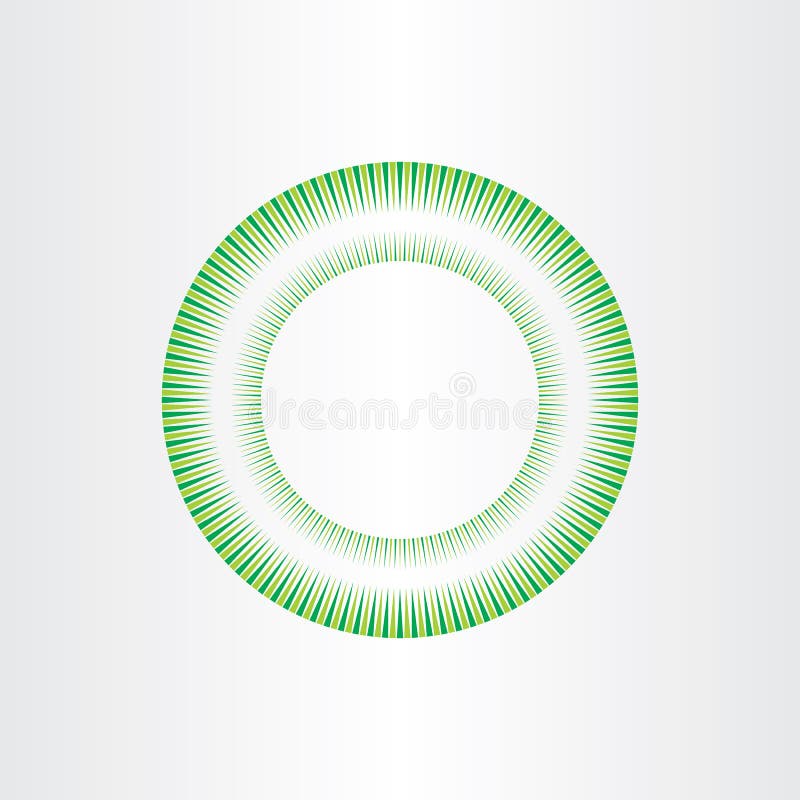 Abstract Green Circle Vector Background Element Design Stock Vector ...