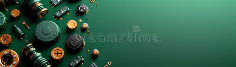 Abstract Green Circuit Board with Electronics Components Technology ... Abstract Green Circuit Board with Electronics Components Technology ...