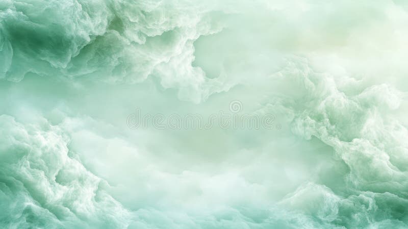 Abstract Green Cloudy Texture Background Stock Illustration ...
