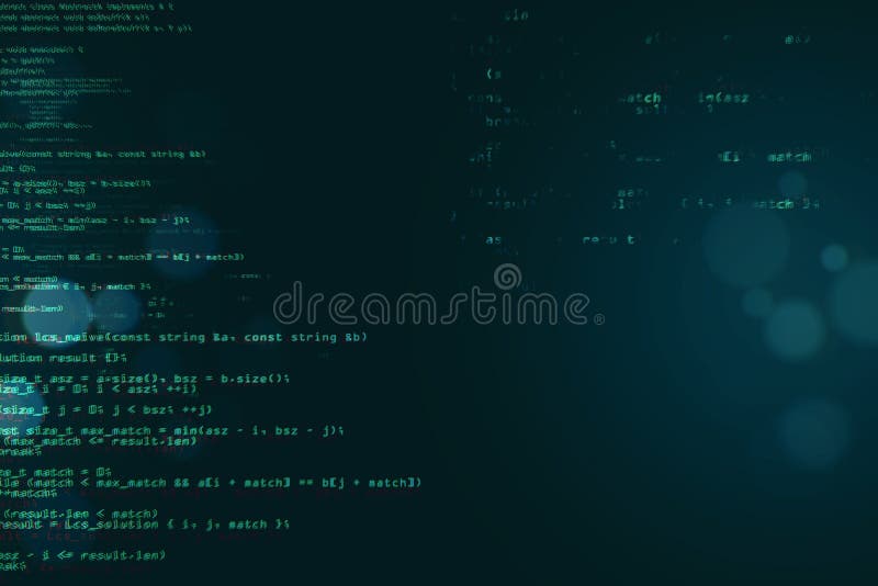 Abstract coding wallpaper stock illustration. Illustration of global ...