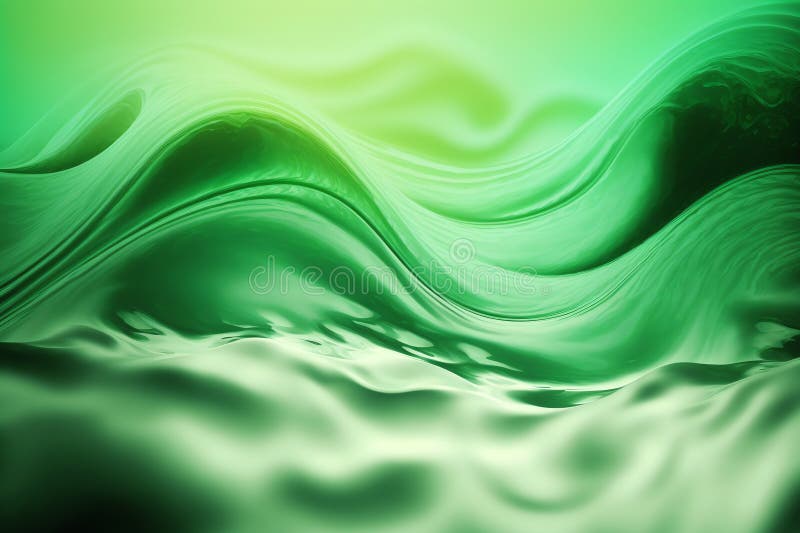Abstract Green Color Background. Colored Background. Generative AI ...