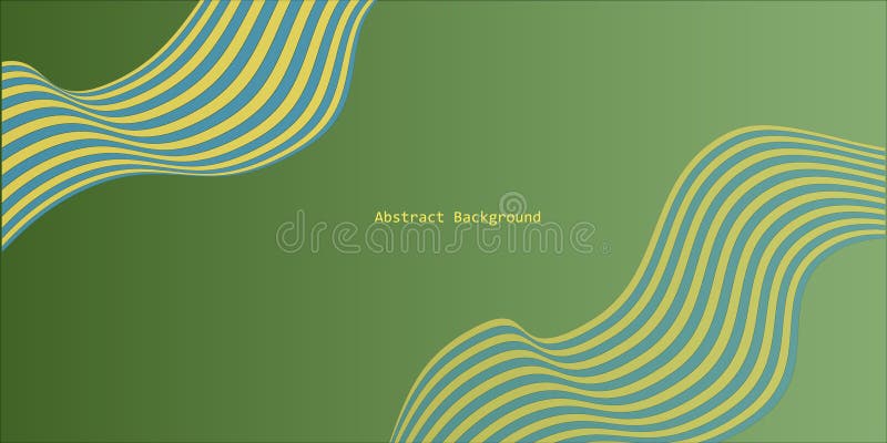 Abstract Green Color Background with Dynamic Green Waves. Modern ...