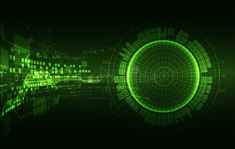 Abstract Green Digital Communication Technology Background. Stock ...