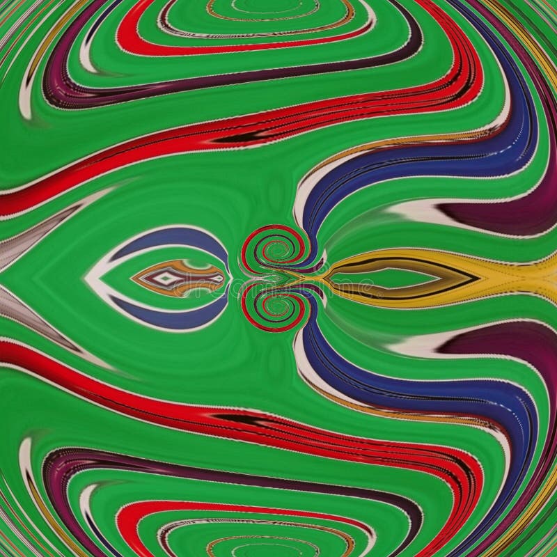 Abstract Green Colors Background Shapes and Blurs Stock Illustration ...