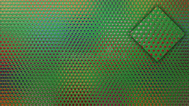 Abstract Green Colors Background Shapes and Blurs Stock Illustration ...