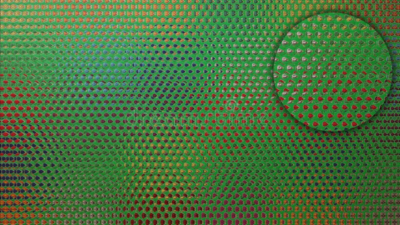 Abstract Green Colors Background Shapes and Blurs Stock Illustration ...