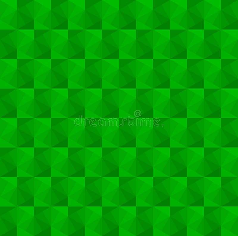 Abstract Green Cube Patterns Background. Stock Illustration ...