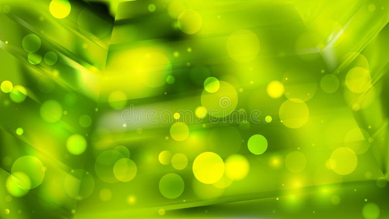 Abstract Green Defocused Lights Background Vector Stock Illustration ...