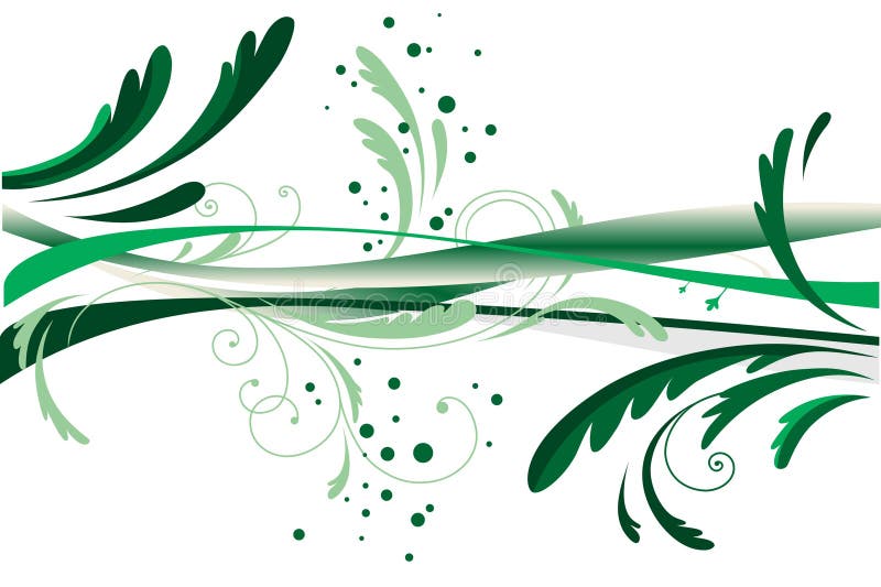 Abstract green design stock vector. Illustration of ornate - 8319288