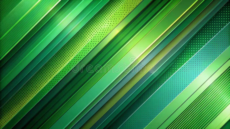 Abstract Green Diagonal Stripes and Dotted Texture Background ...