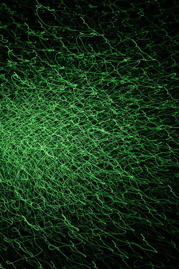 Abstract Green Digital Background Made with Light Brush. Stock Photo ...