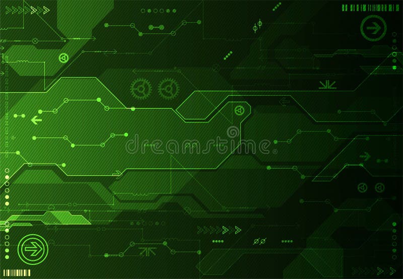 Abstract Green Digital Communication Technology Background. Stock ...