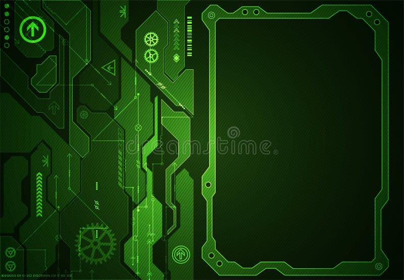 Abstract Green Digital Communication Technology Background. Stock ...