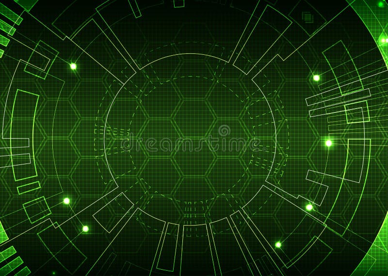 Abstract Green Digital Communication Technology Background. Stock ...