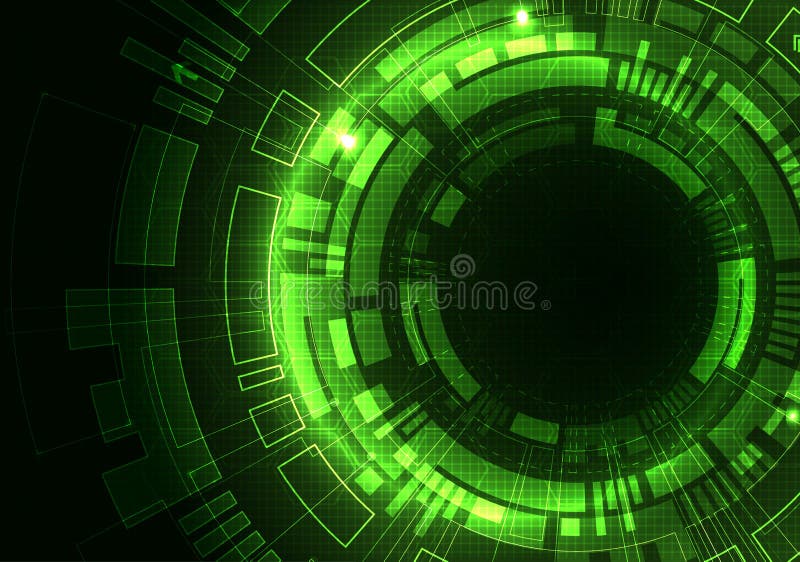 Abstract Green Digital Communication Technology Background. Stock ...
