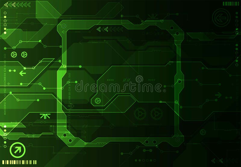 Abstract Green Digital Communication Technology Background. Stock ...